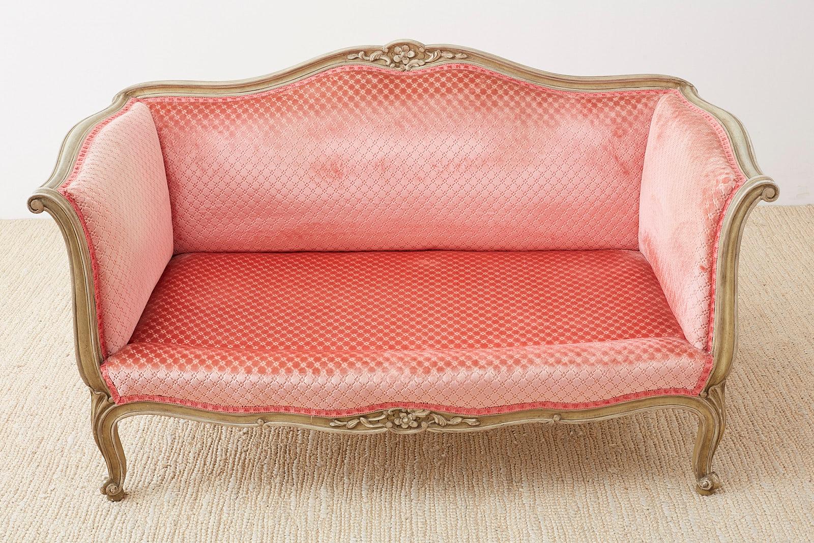 French Louis XV Style Canape or Settee at 1stDibs