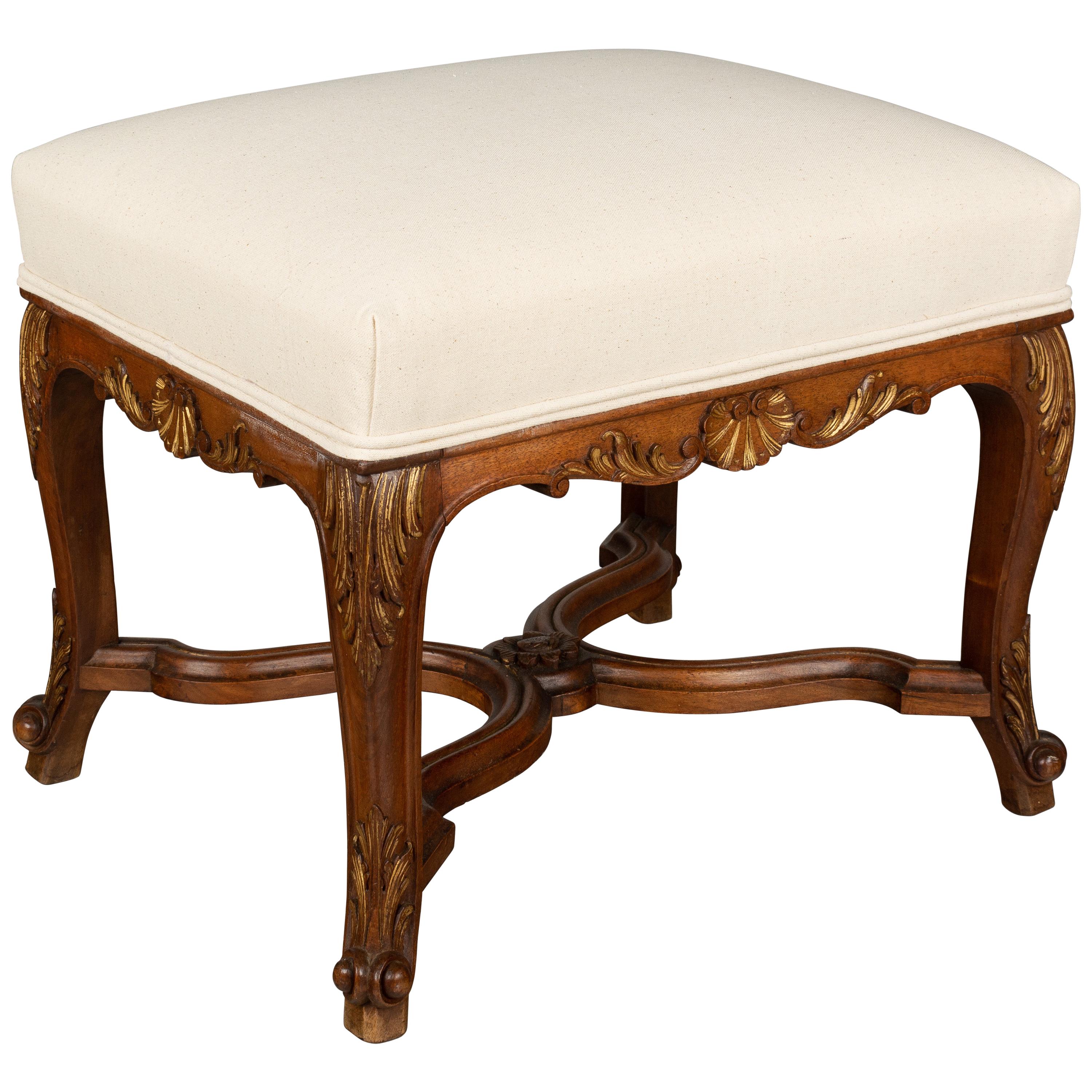 French Antique Louis XV Foot Stool at 1stDibs