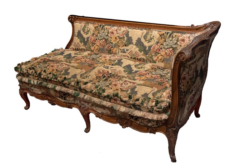 French Louis XV Style Recamier Sofa For Sale at 1stDibs | studio couch ...