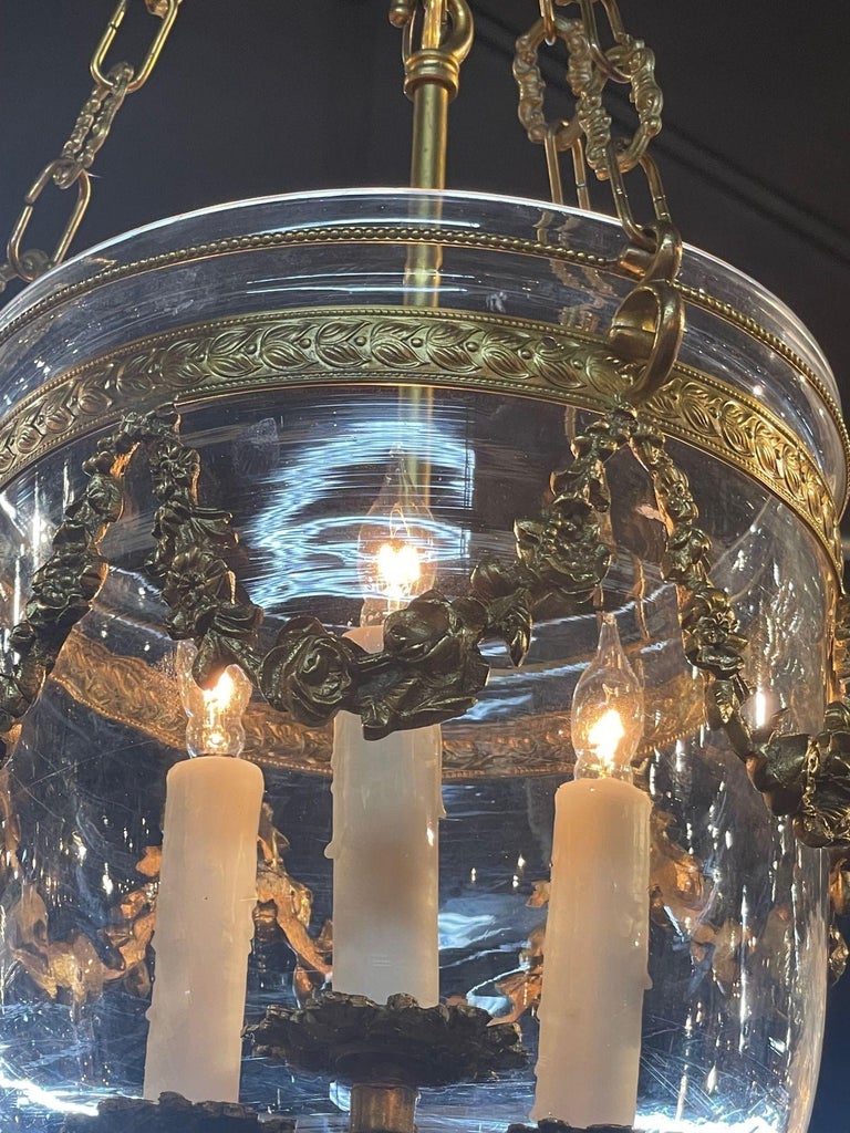 French Louis XVI Bell Form Lantern For Sale at 1stDibs