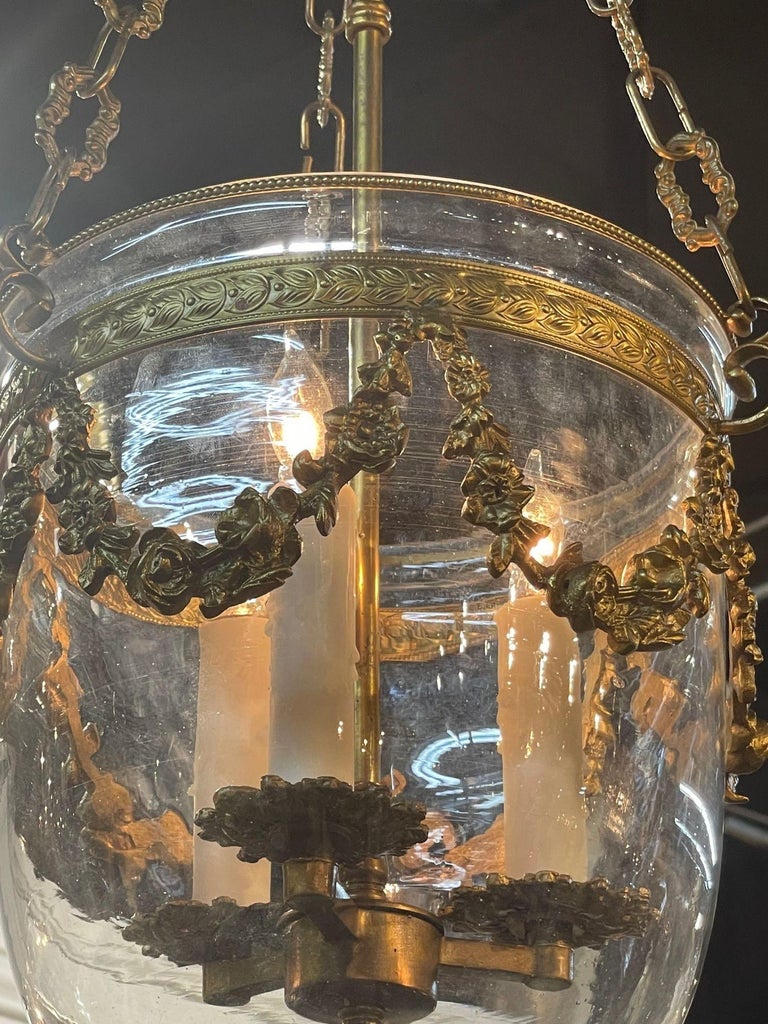 French Louis XVI Bell Form Lantern For Sale at 1stDibs