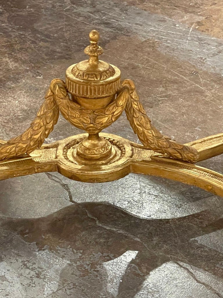 French Louis XVI Demi-Lune Console For Sale at 1stDibs