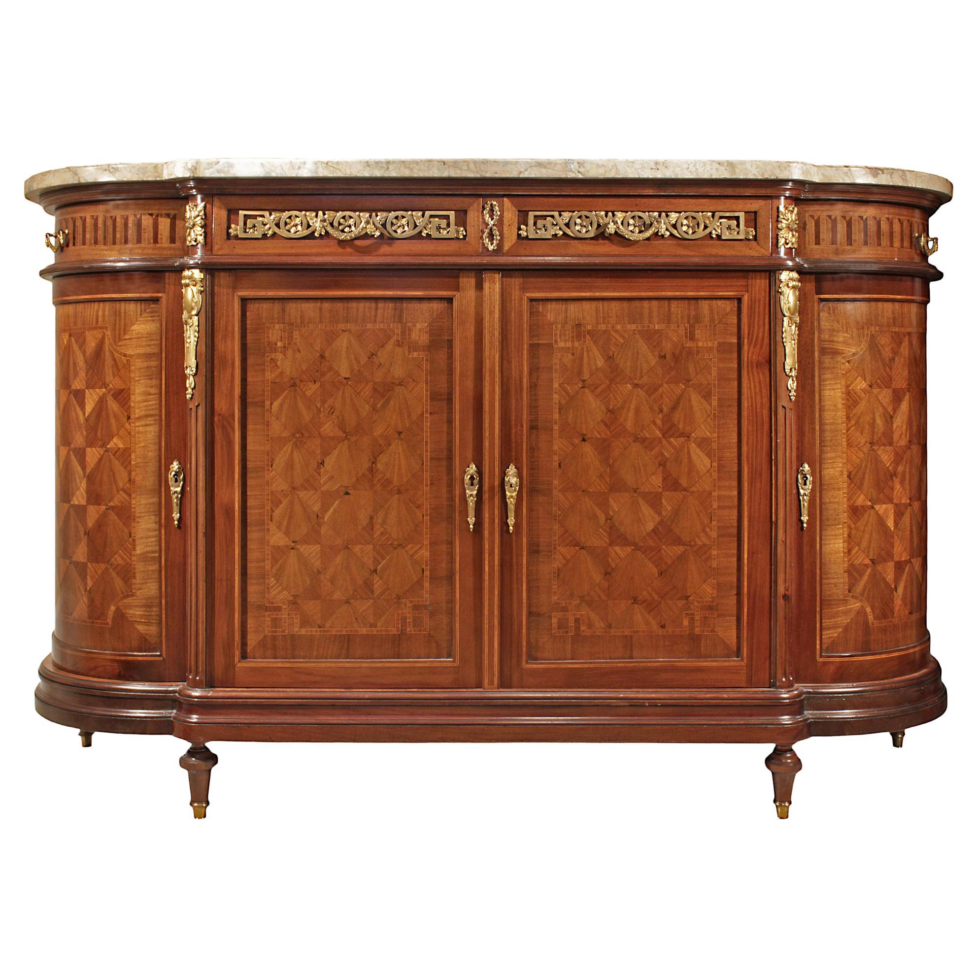 French Louis XVI Three Door Buffet at 1stDibs