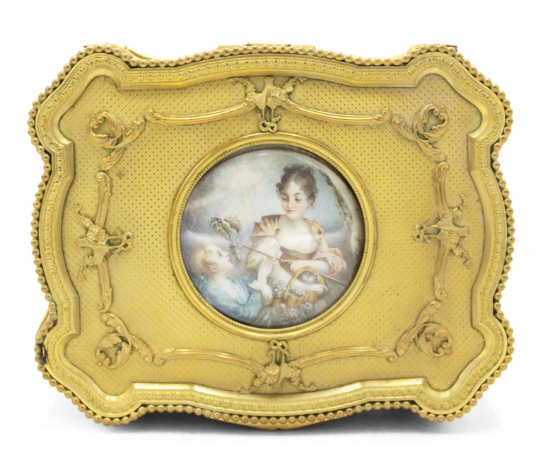 French Louis XVI Style Bronze Dore Box For Sale at 1stDibs