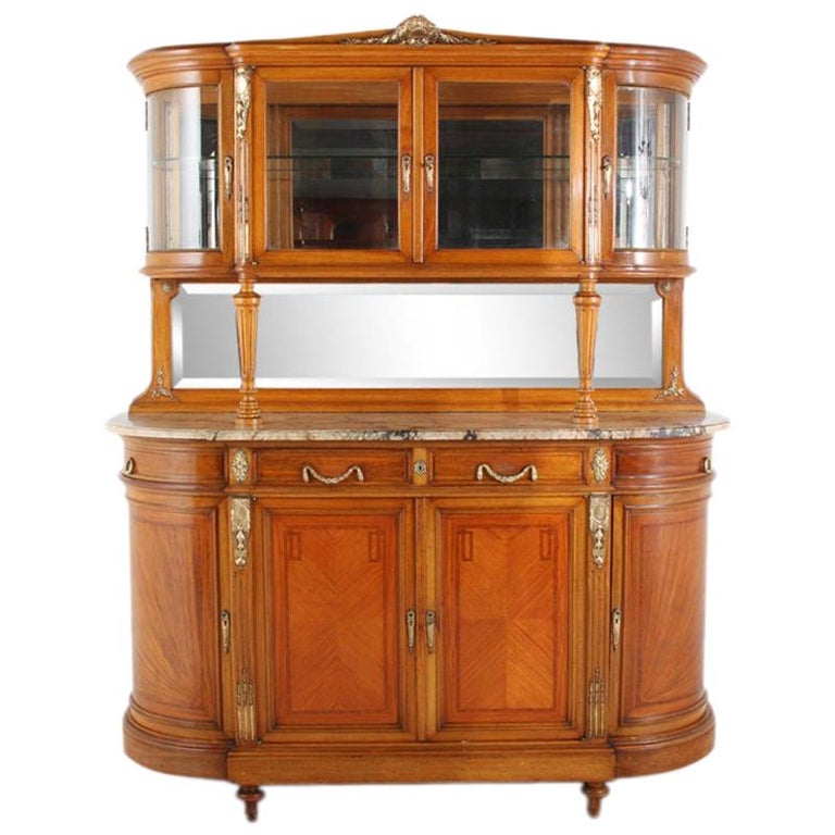 French Louis XVI-Style Buffet and Hutch at 1stDibs