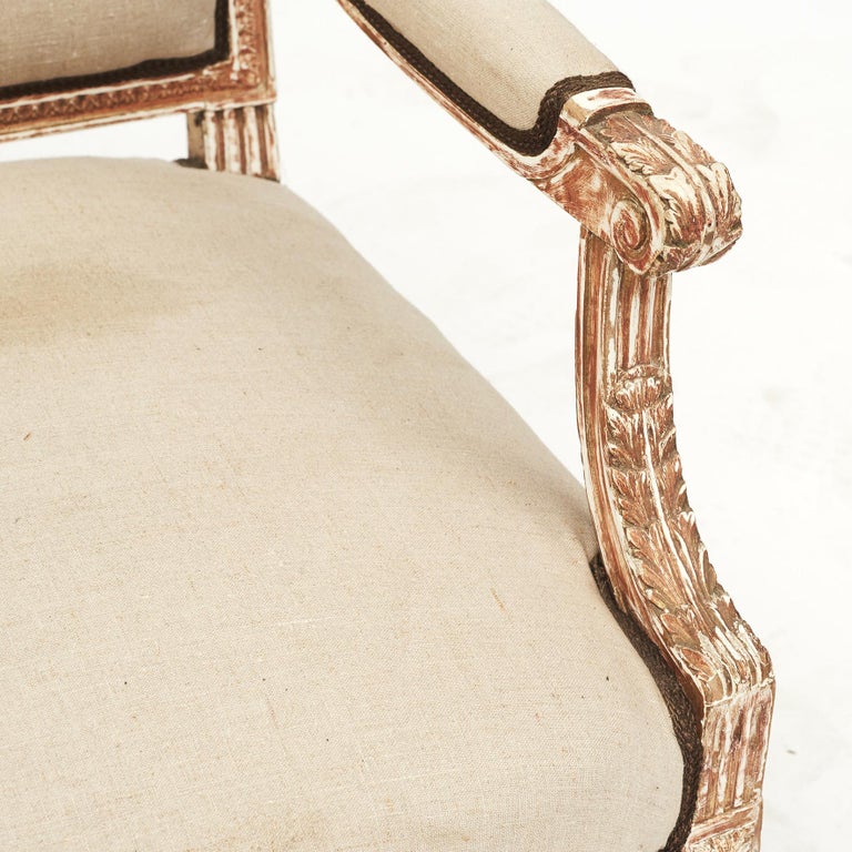 French Louis XVI Style Canape Sofa For Sale at 1stDibs