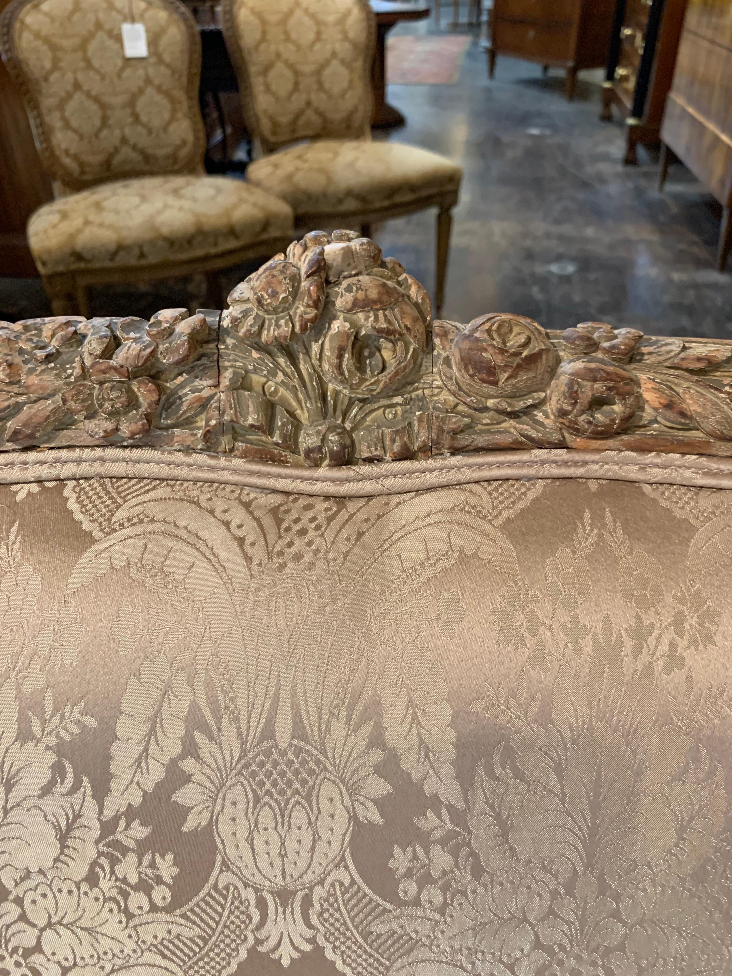 French Louis XVI Style Carved and Painted Settees at 1stDibs | french ...