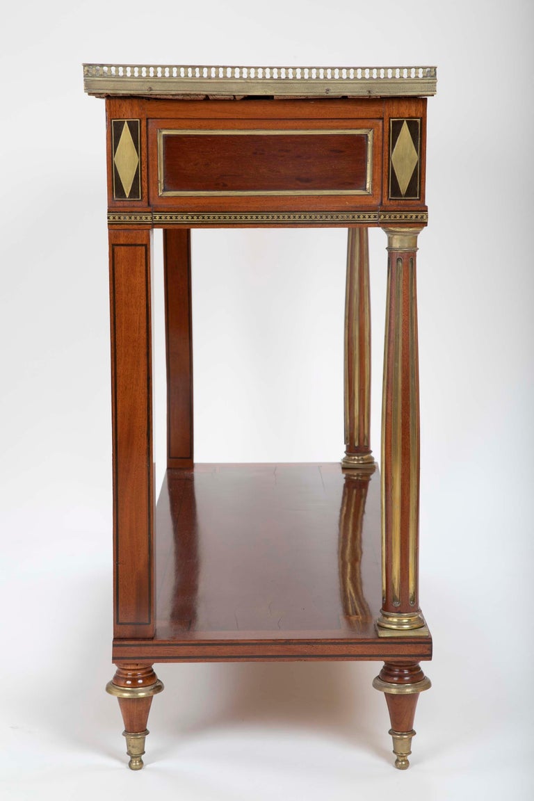 French Louis XVI Style Desserte Table For Sale at 1stDibs | table desserte