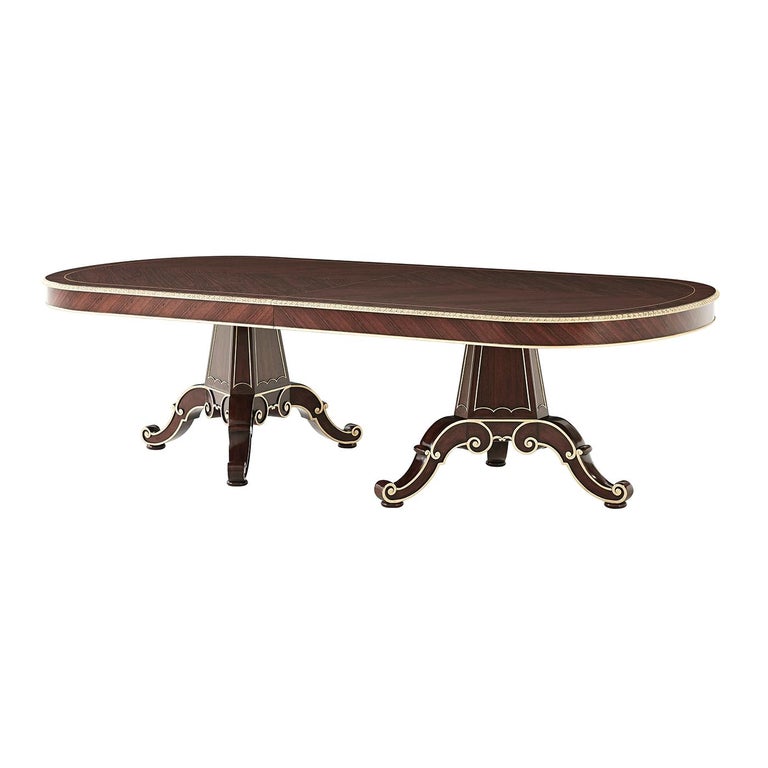French Louis XVI Style Extension Dining Table at 1stDibs