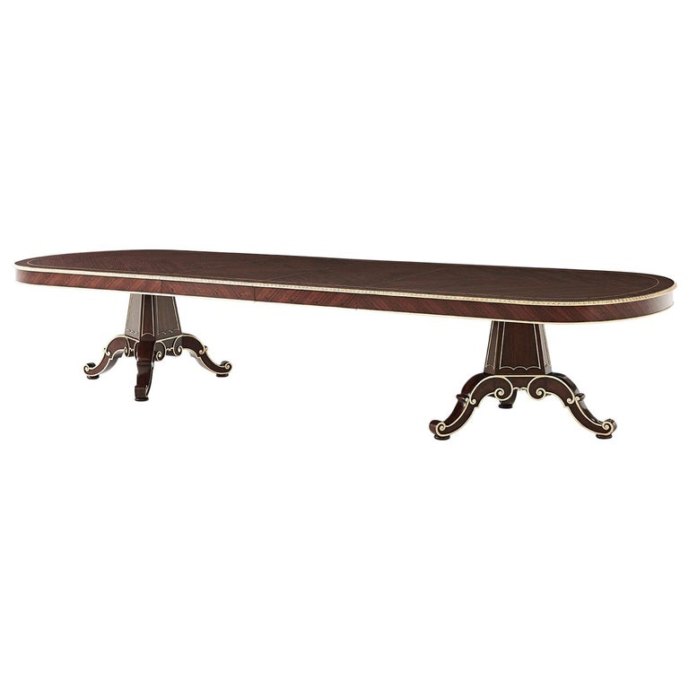 French Louis XVI Style Extension Dining Table at 1stDibs