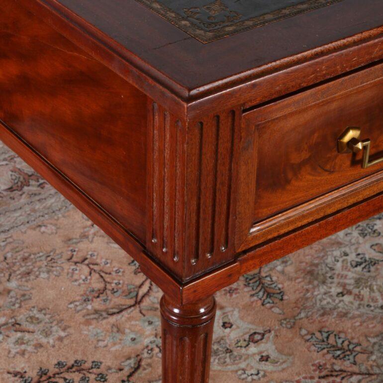 French Louis XVI Style Mahogany Bureau Plat or Writing Desk Circa 1820 ...