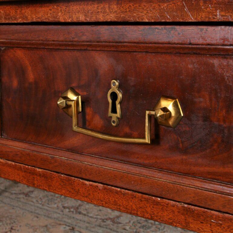 French Louis XVI Style Mahogany Bureau Plat or Writing Desk Circa 1820 ...