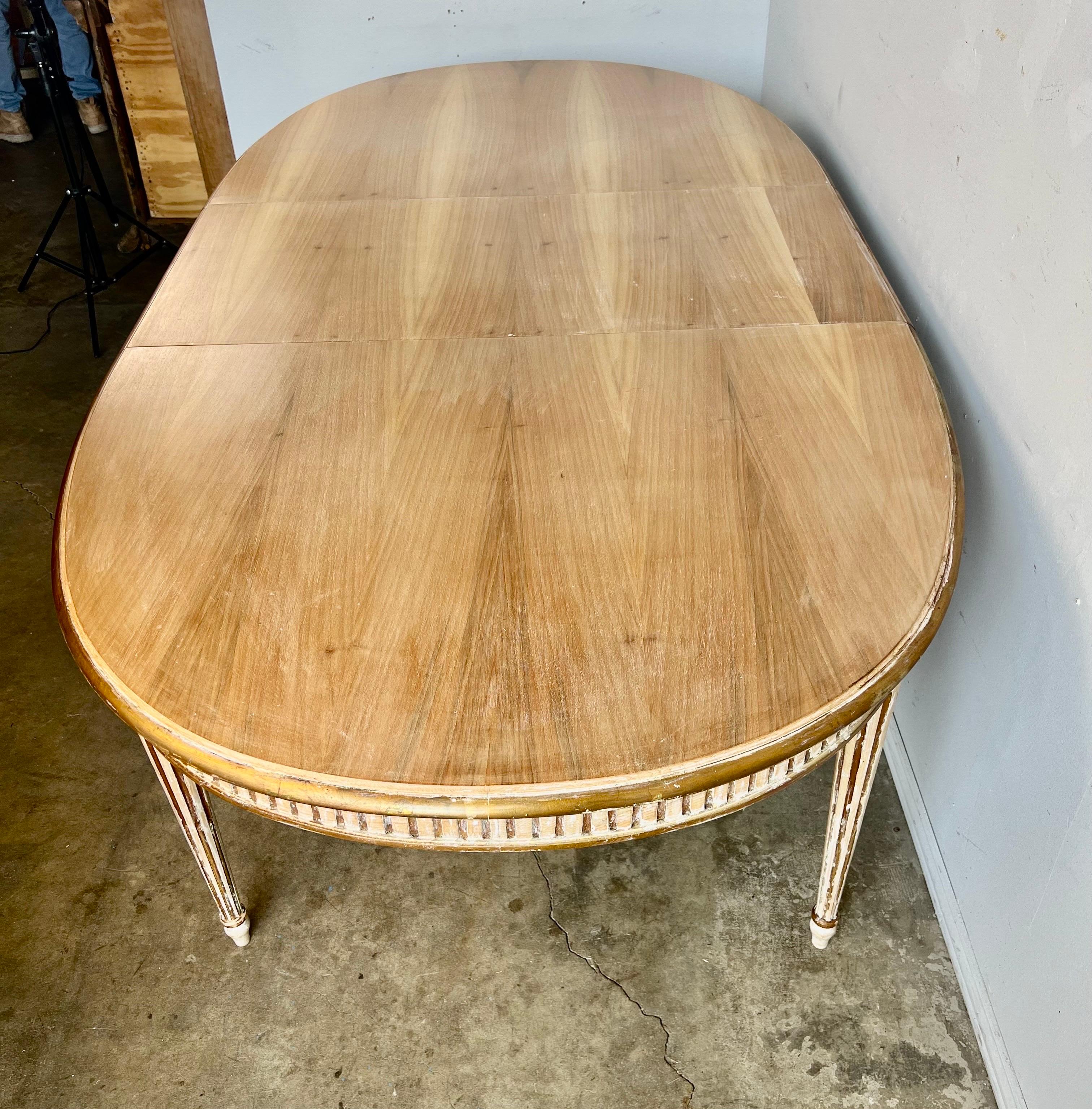 French Louis XVI Style Neoclassical Dining Table at 1stDibs