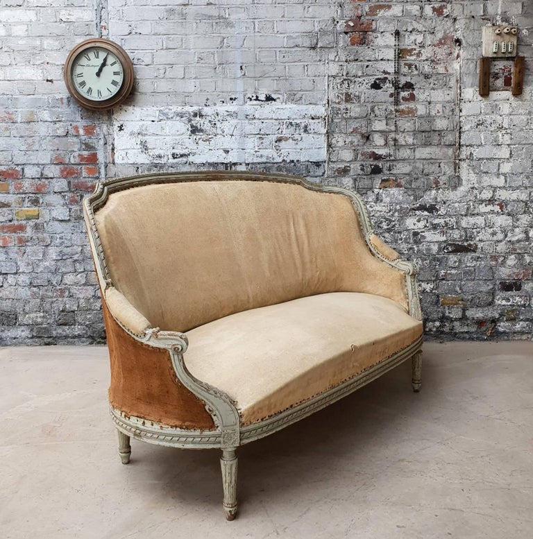 French Louis XVI Style Sofa For Sale at 1stDibs