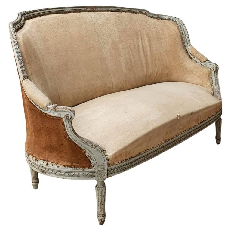 French Louis XVI Style Sofa For Sale at 1stDibs