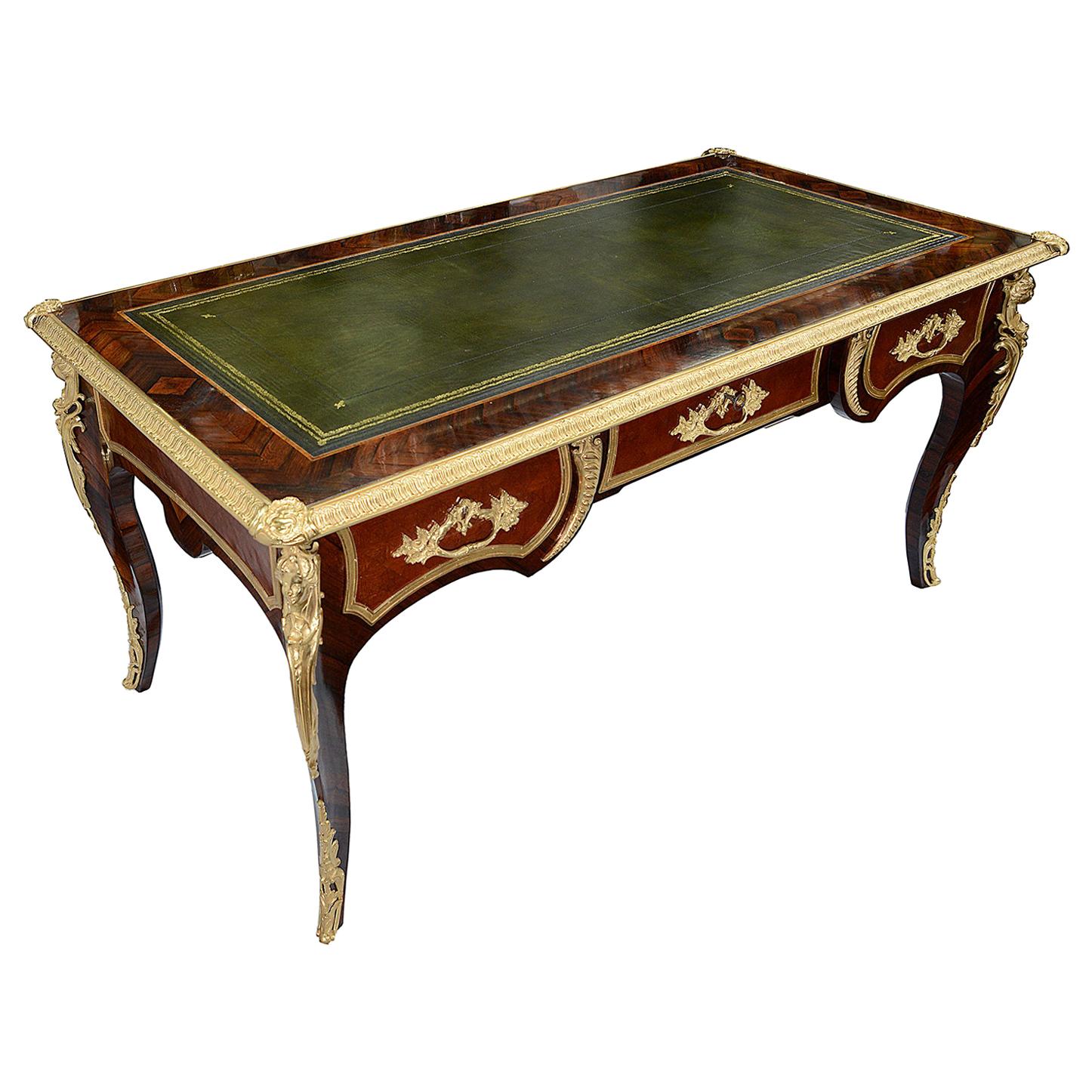 French Louis XVI Style Writing Table, circa 1880 For Sale at 1stDibs