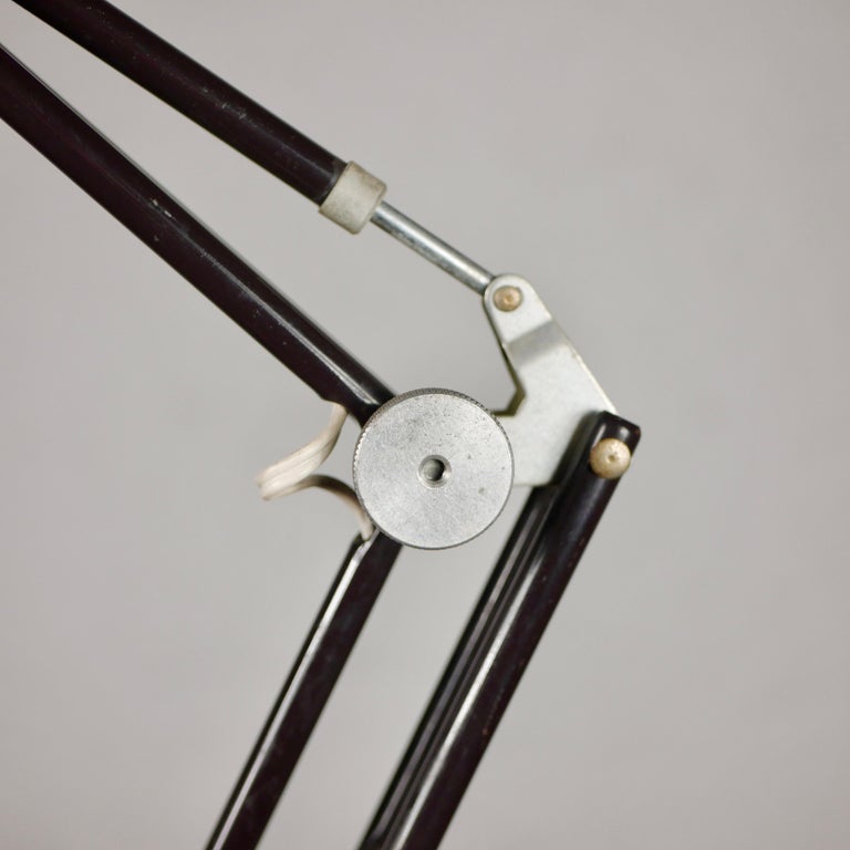 French Luxor Style Dark Brown Architect Lamp from the 1960s For Sale at ...