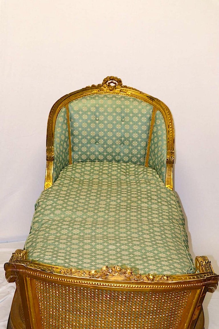 French Luxurious Chaise Longue, circa Mid-18th Century, Louis XIV Style ...