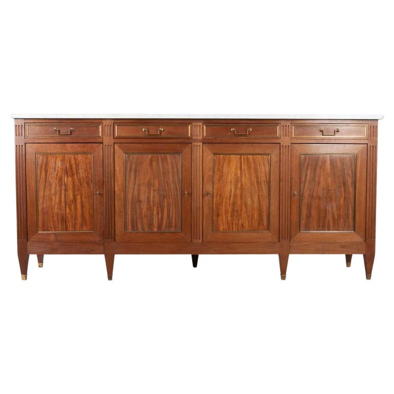 French Mahogany Directoire Style Enfilade at 1stDibs
