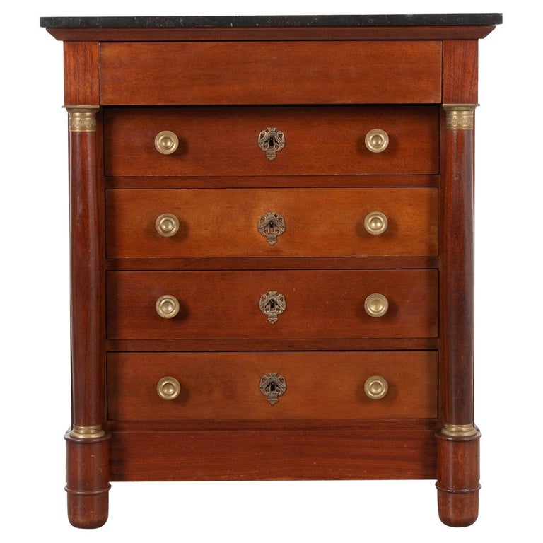 French, Mahogany Empire Commode For Sale at 1stDibs