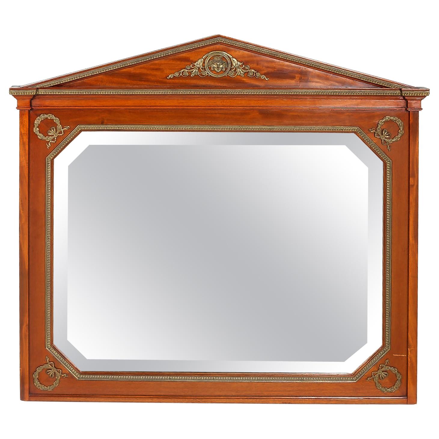 Beveled edge wall Mirror at 1stDibs