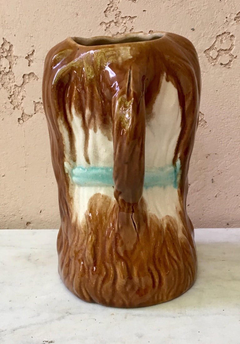 French Majolica Dog Pitcher, circa 1900 For Sale at 1stDibs | dog pitchers