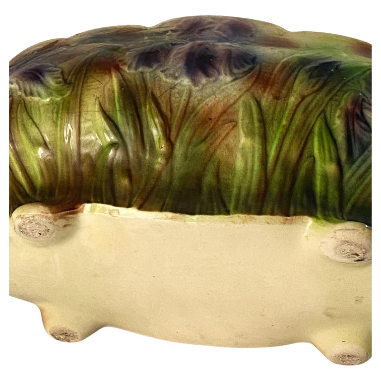 French Majolica Jardiniere in Ceramic, French, 1930 For Sale at 1stDibs
