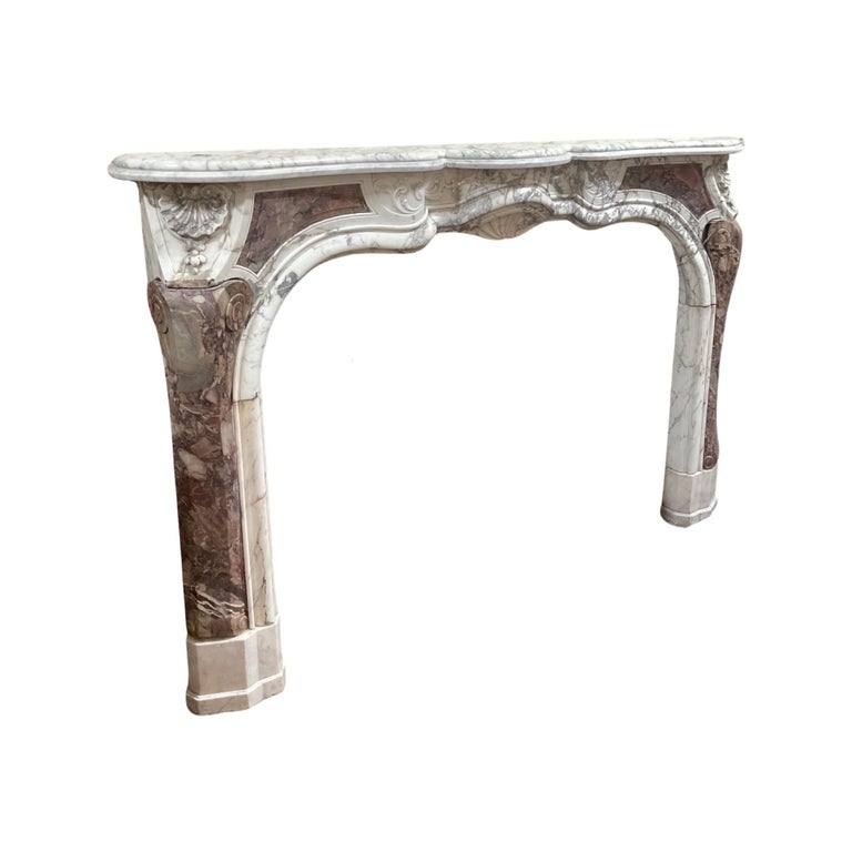 French Marble Mantel For Sale at 1stDibs
