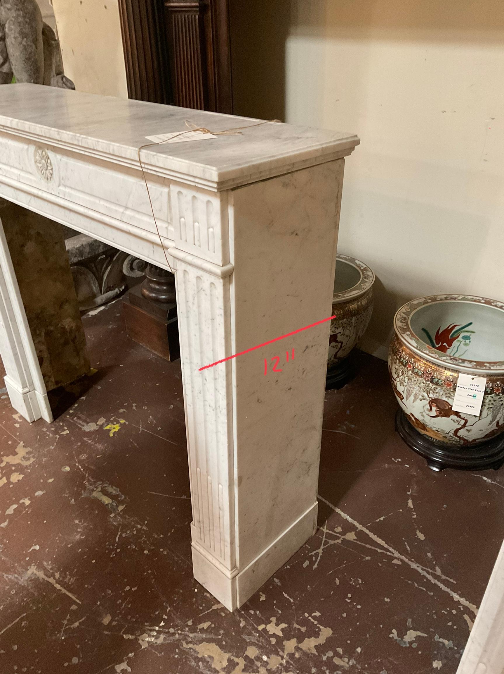 French, Marble Mantel For Sale at 1stDibs