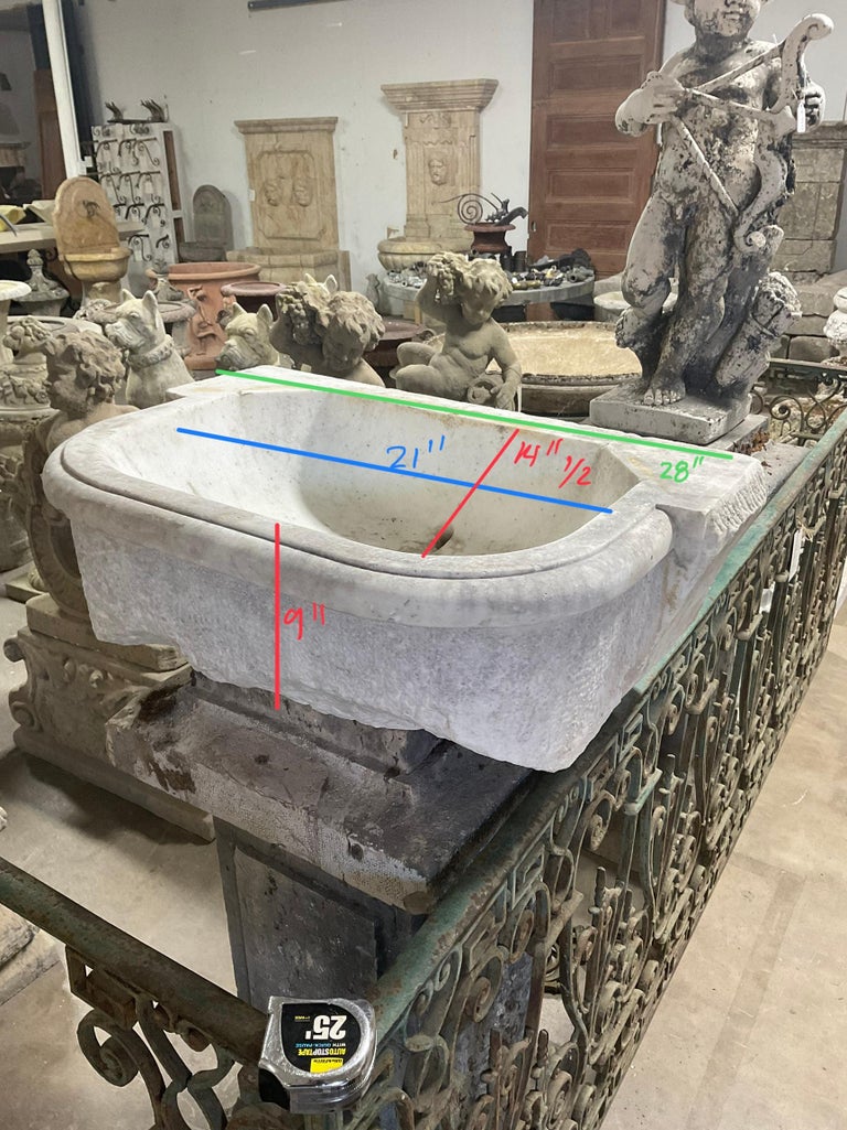 French Marble Sink For Sale at 1stDibs