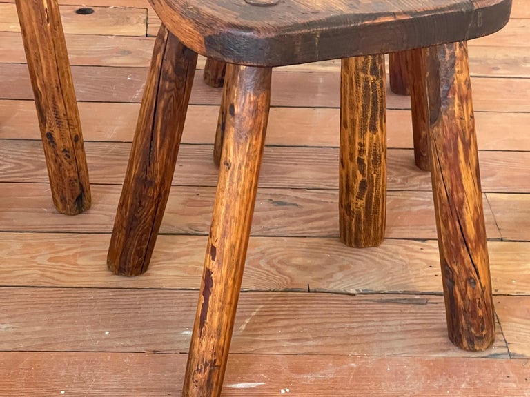 French, Massive Wood Stools For Sale at 1stDibs