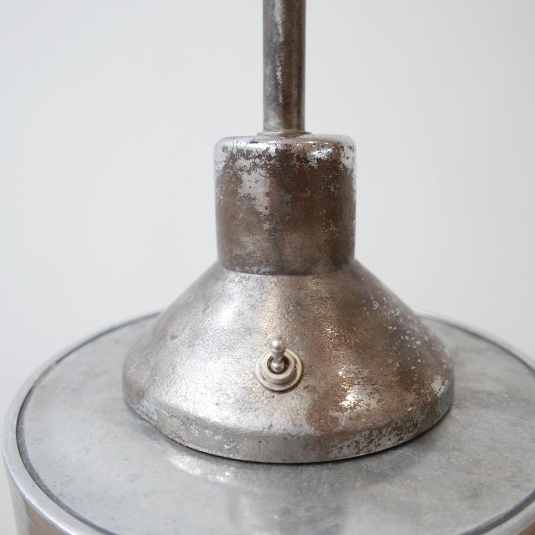 French Metal Industrial Adjustable Task Table Lamp For Sale at 1stDibs