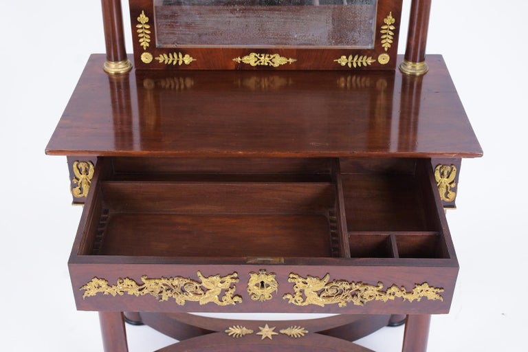 French 19th Century Empire Vanity Table For Sale at 1stDibs | dressing ...