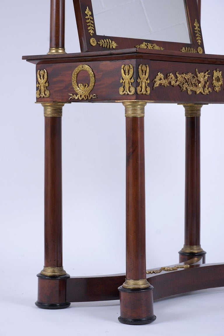 French 19th Century Empire Vanity Table For Sale at 1stDibs | dressing ...