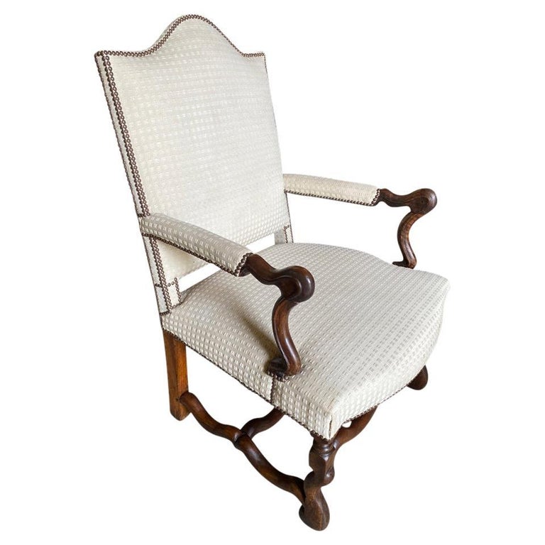 Fauteuil français de style Louis XIII du milieu du XIXe siècle - En ...