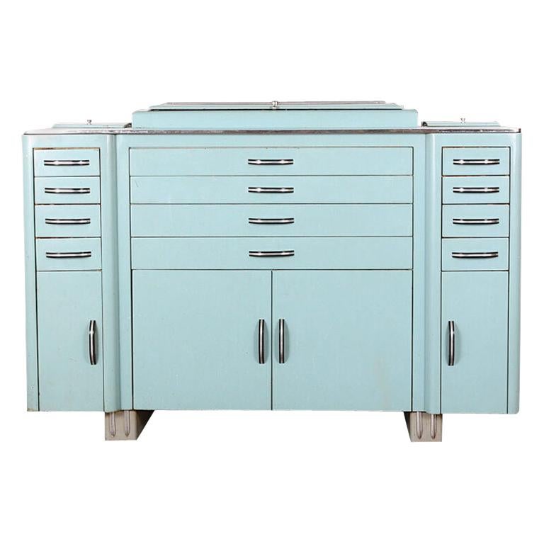Multi-Drawer Steel Cabinet For Sale at 1stDibs