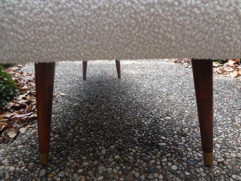 French Mid-Century Modern André Arbus Style Triangular Bench For Sale ...