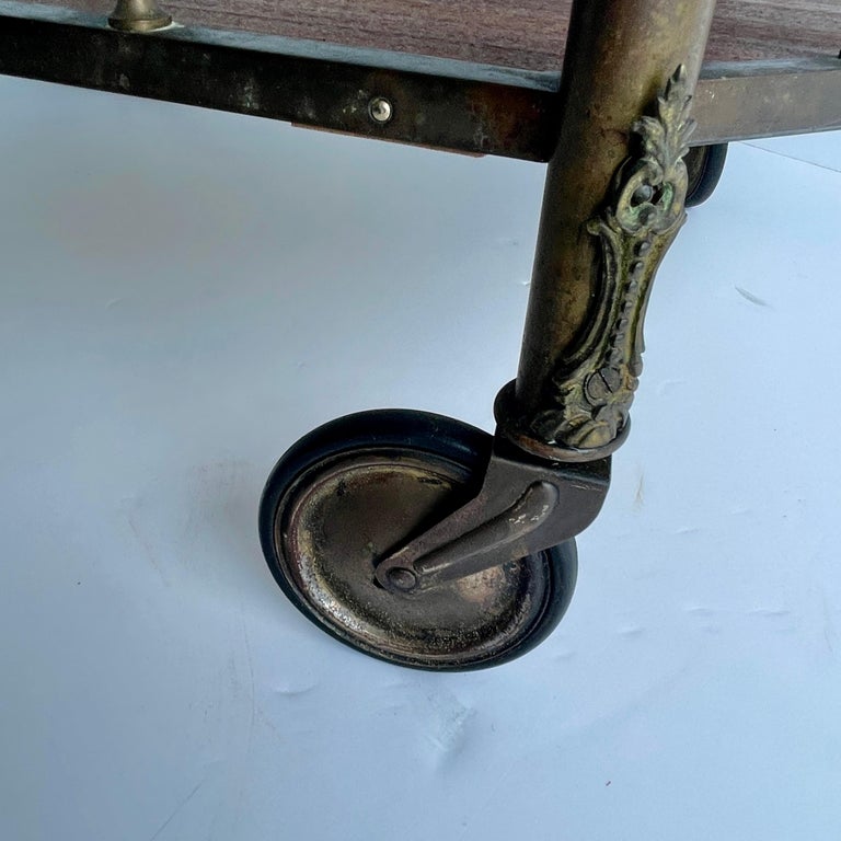French Mid-Century Modern Bar or Pastry Cart, circa 1940's at 1stDibs