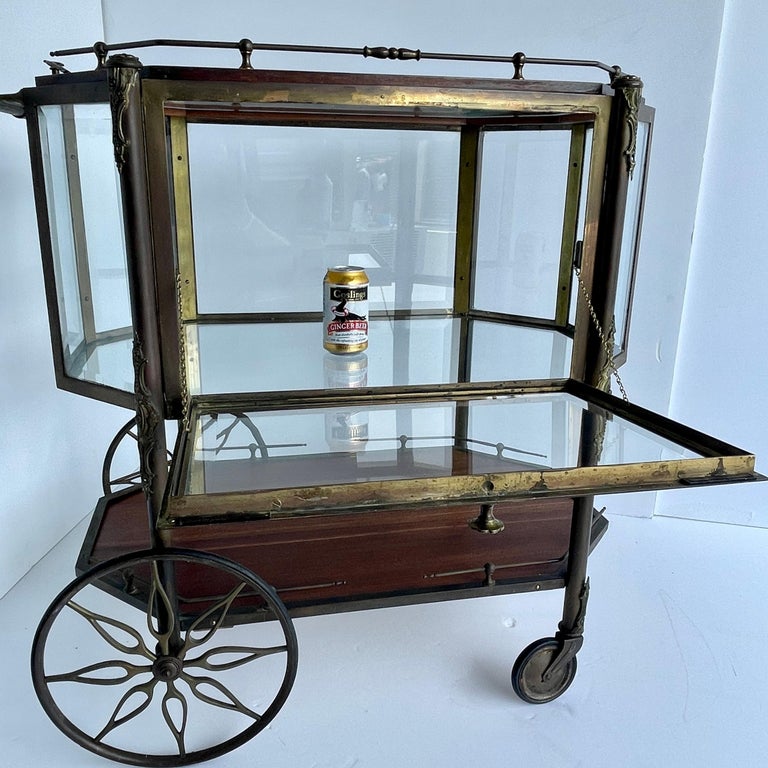 French Mid-Century Modern Bar or Pastry Cart, circa 1940's at 1stDibs
