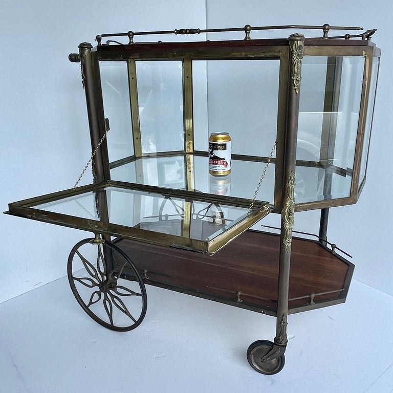 French Mid-Century Modern Bar or Pastry Cart, circa 1940's at 1stDibs