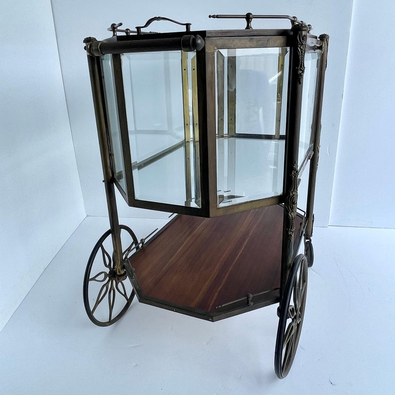 French Mid-Century Modern Bar or Pastry Cart, circa 1940's at 1stDibs