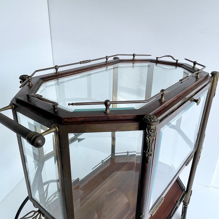 French Mid-Century Modern Bar or Pastry Cart, circa 1940's at 1stDibs