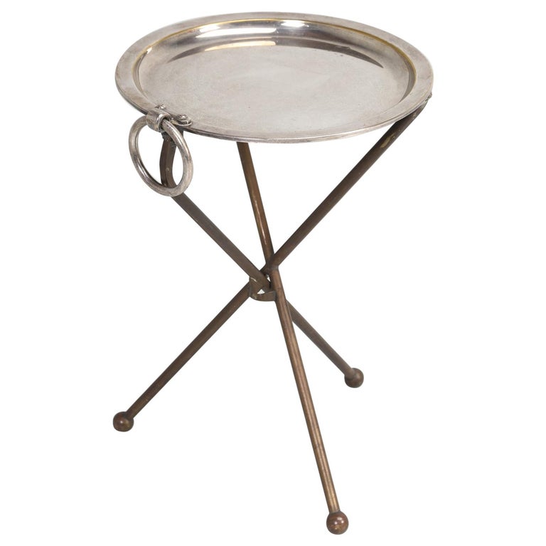 French Mid-Century Modern Petite Drinks or Wine Table at 1stDibs
