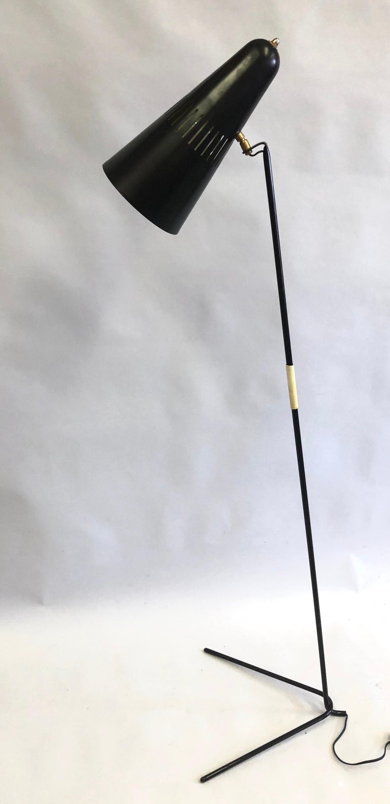 French Mid-Century Modern Prototype Floor Lamp, Serge Mouille and ...