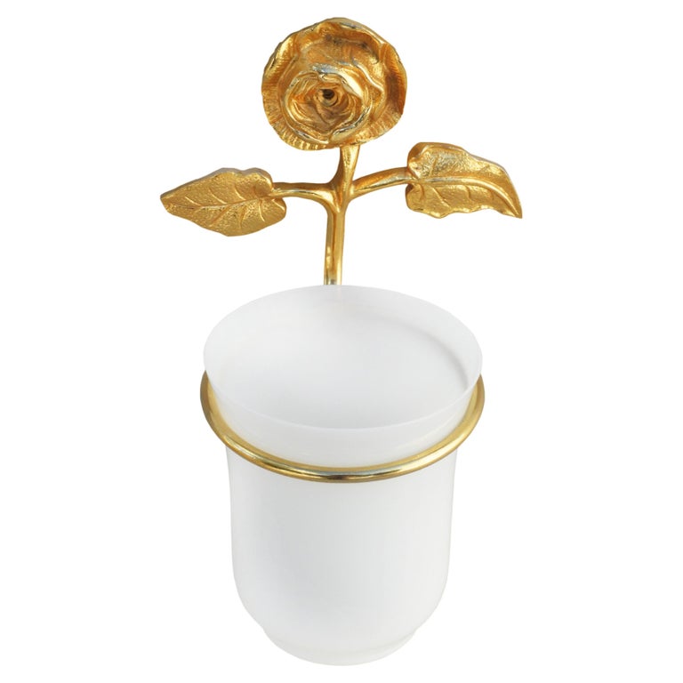 French Mid Century Rose Toothbrush Holder, C1950s FREE SHIPPING For ...
