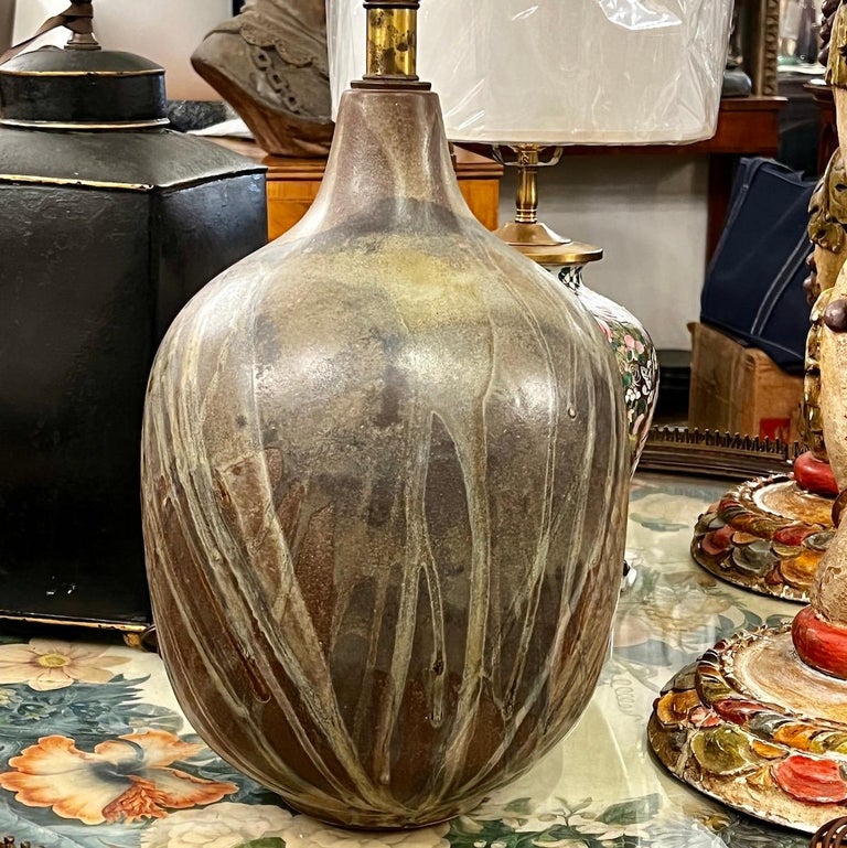 French Mid-Century Ceramic Lamp For Sale at 1stDibs