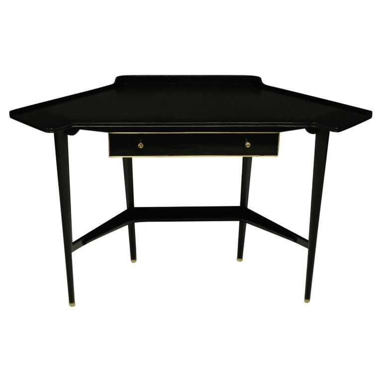 French Midcentury Corner Desk at 1stDibs