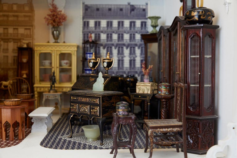 French Mobilier Maison Miniature Dollhouse by Tom Roberts at 1stDibs