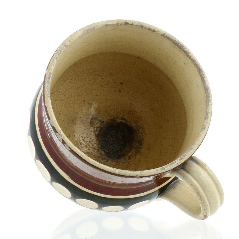French Mocha Creamware Mug For Sale at 1stDibs