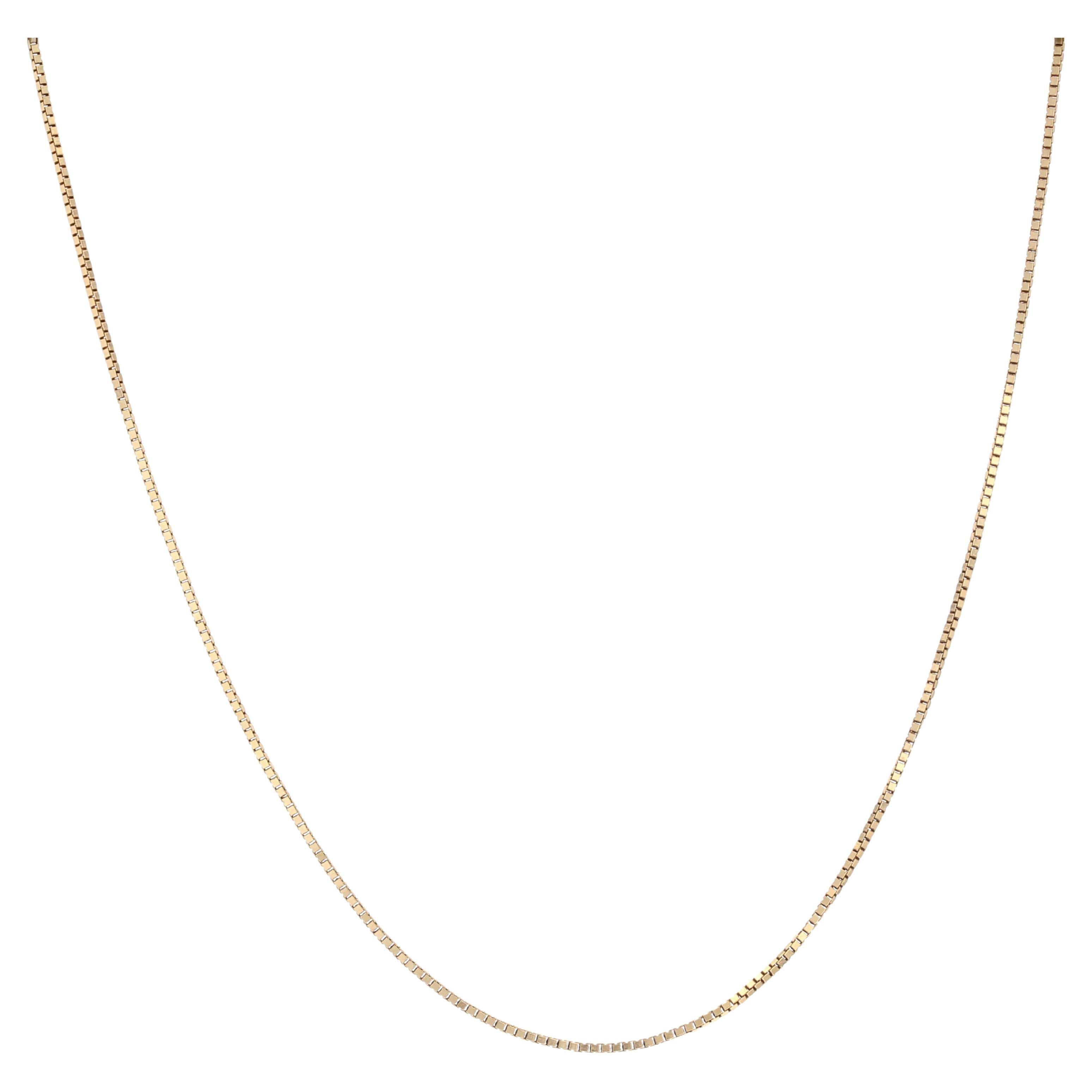 French Modern 18 Karat Yellow Gold Oval Mesh Curb Chain For Sale at 1stDibs